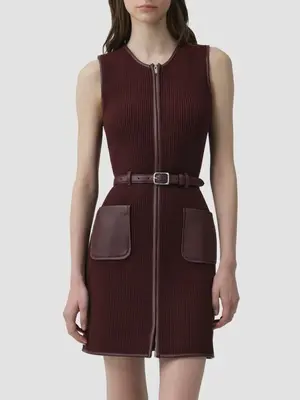 Simkhai Viretta Rib-knit Mini Dress