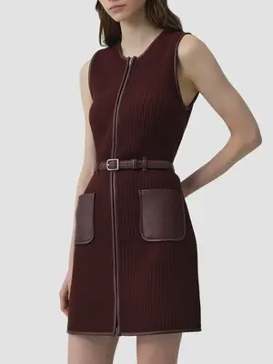 Simkhai Viretta Rib-knit Mini Dress