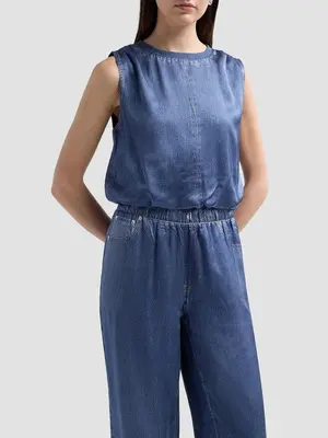 Rag & Bone Miramar Satin Bubble Top