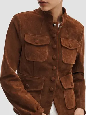 Rag & Bone Mercer Suede Blazer