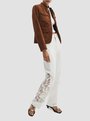 Rag & Bone Mercer Suede Blazer