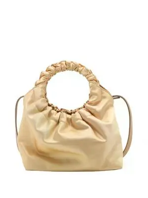 THE ROW 2010-2026 Satin Leather Double Circle Satchel