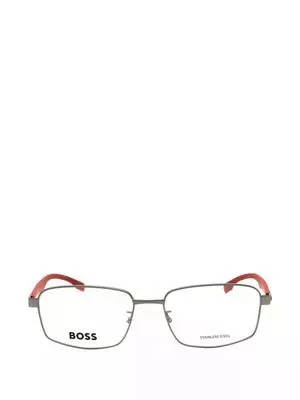 BOSS Rectangle-frame Glasses - Silver