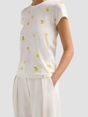 Rag & Bone All Over Baby Lemon T-shirt