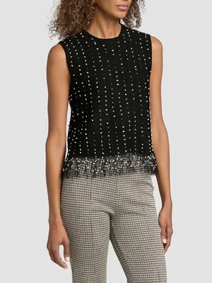 Rag & Bone James Crochet Fringe Tank