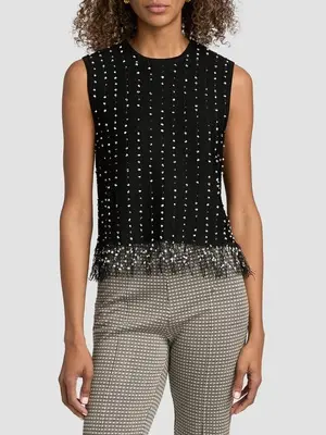 Rag & Bone James Crochet Fringe Tank