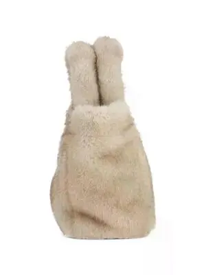 MC2 SAINT BARTH Mini Vanity Faux-fur Tote Bag