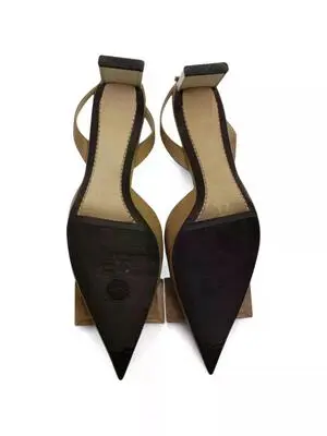 LOUIS VUITTON Bow D'orsay Sandals