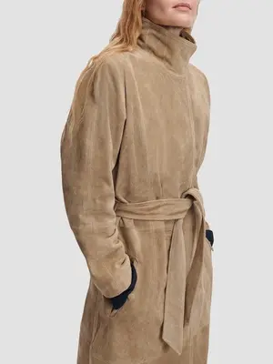 Rag & Bone Marlene Suede Trench Coat