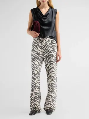 Rag & Bone Vinnie Sleeveless Silk Blouse