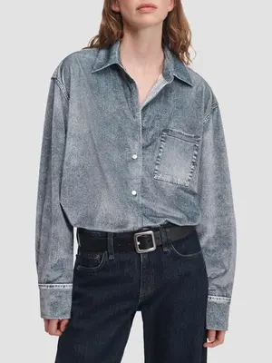 Rag & Bone Connie Miramar Velvet Shirt