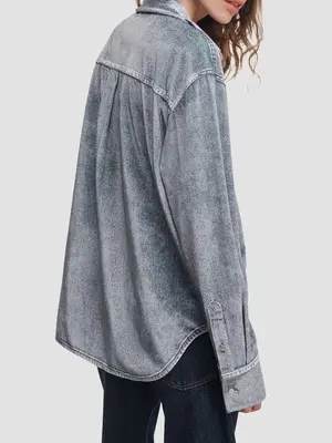 Rag & Bone Connie Miramar Velvet Shirt