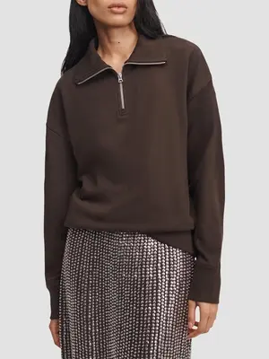 Rag & Bone The Everyday Terry Half-zip Sweatshirt