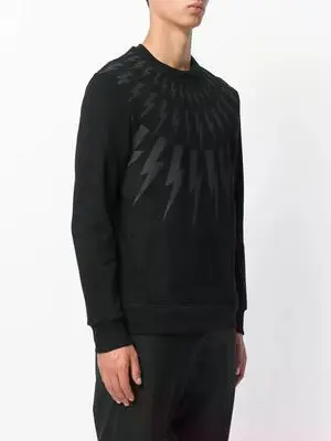 Neil Barrett Printed Sweatshirt - Black