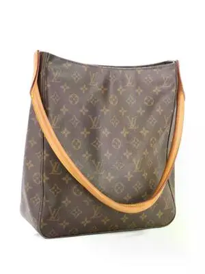 LOUIS VUITTON Looping Handbag Monogram Canvas Gm Shoulder Bag