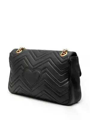 Gucci 2000-2015 Large Gg Marmont Matelasse Calfskin Shoulder Bag