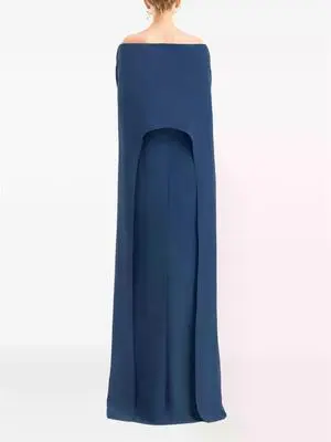 GEMY MAALOUF Cape-overlay Dress
