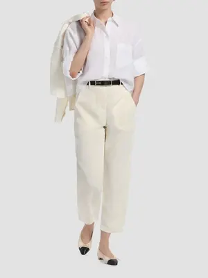 TWP Jetties Beach Flat Front Ankle Pants