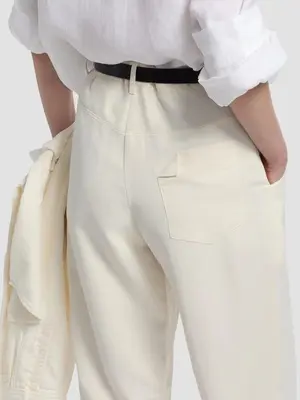 TWP Jetties Beach Flat Front Ankle Pants
