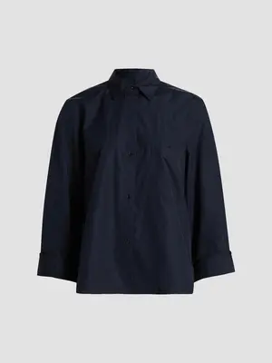 TWP Next Morning Cotton Shirt - Midnight