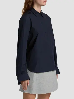 TWP Next Morning Cotton Shirt - Midnight