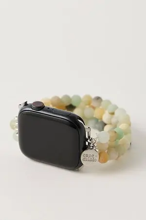 CAPE DIABLO Natural Stone Apple Watch Band - Blue Pattern