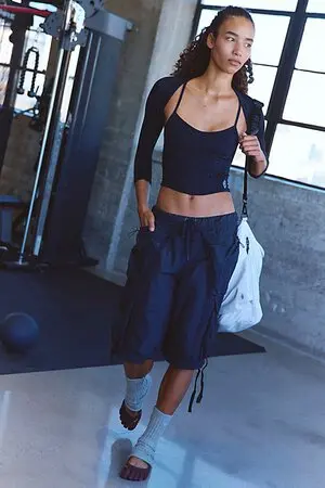 Free People Flash Line Shrug - Black