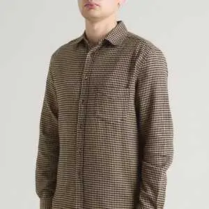 Portuguese Flannel Abstract Houndstooth Shirt