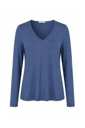 CONQUISTA Classic Long-sleeve V-neck Top
