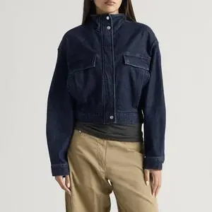 Good American Denim Bomber Jacket
