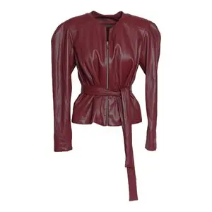 ARTISTA Elara Eco-leather Jacket Burgundy