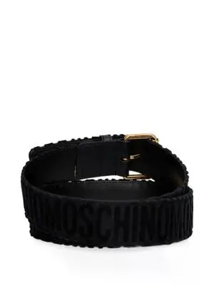 Moschino Logo-embossed Buckle-fastening Belt