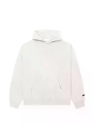 ESSENTIALS Logo-print Hoodie - Neutrals