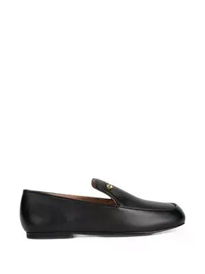 Moschino Heart-motif Leather Loafers