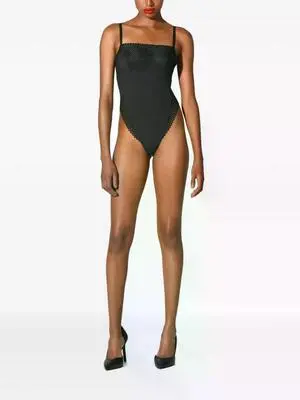 Wolford Romantic Net Underwired Bodysuit