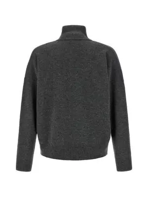 LARMERI STUDIO Half-zip Sweater - Grey