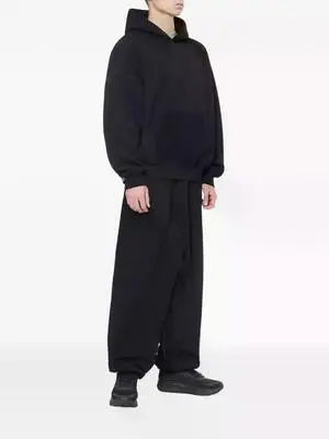 ESSENTIALS Logo-print Track Pants - Black