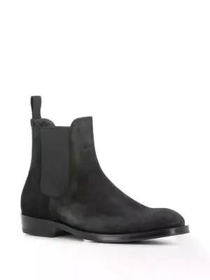 GREEN GEORGE Suede Chelsea Boots - Black