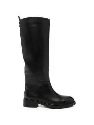 LINDA BAUMANN Zip-fastening Knee-high Boots - Black