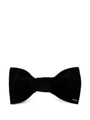 Prada Velvet Hair Clip - Black