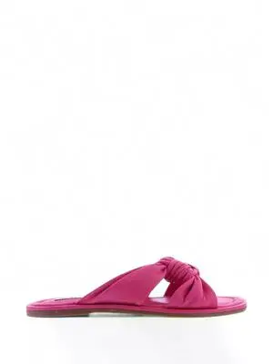 INUOVO Knot-detail Leather Sandals - Pink