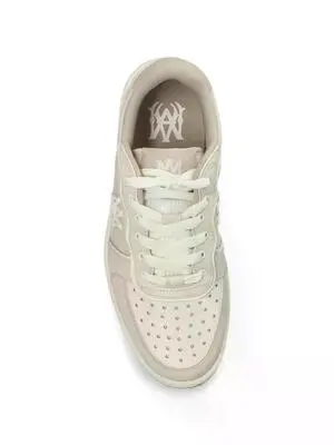 Amiri Logo-patch Star-perforated Sneakers