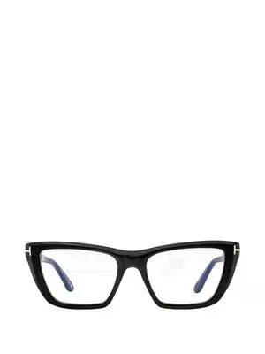 TOM FORD Blue Block Cat Eye Glasses - Black