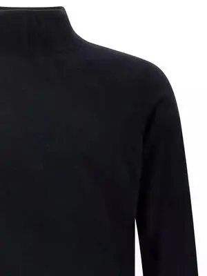 LAZARE STUDIO Mock-neck Wool Sweater - Blue