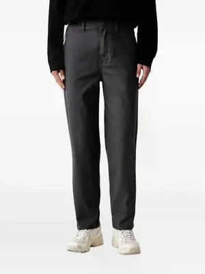 Columbia Roc Logo-patch Straight-leg Trousers - Grey