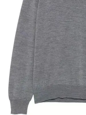 CENERE GB Roll-neck Knitted Sweater - Grey