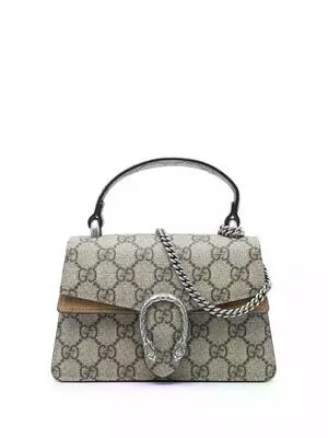 Gucci 2016-2026 Mini Gg Supreme Dionysus Satchel - Neutrals
