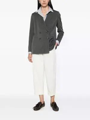 PENNYBLACK Double-breasted Herringbone-pattern Blazer