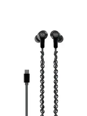 DIESEL® Wired Earbuds And Charms - Black
