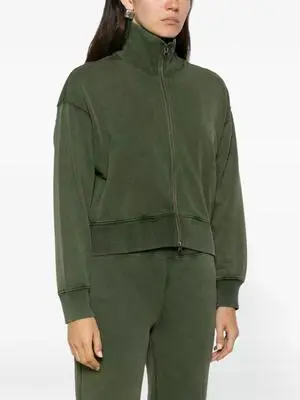 BOBI Funnel-neck Zip-up Sweatshirt
